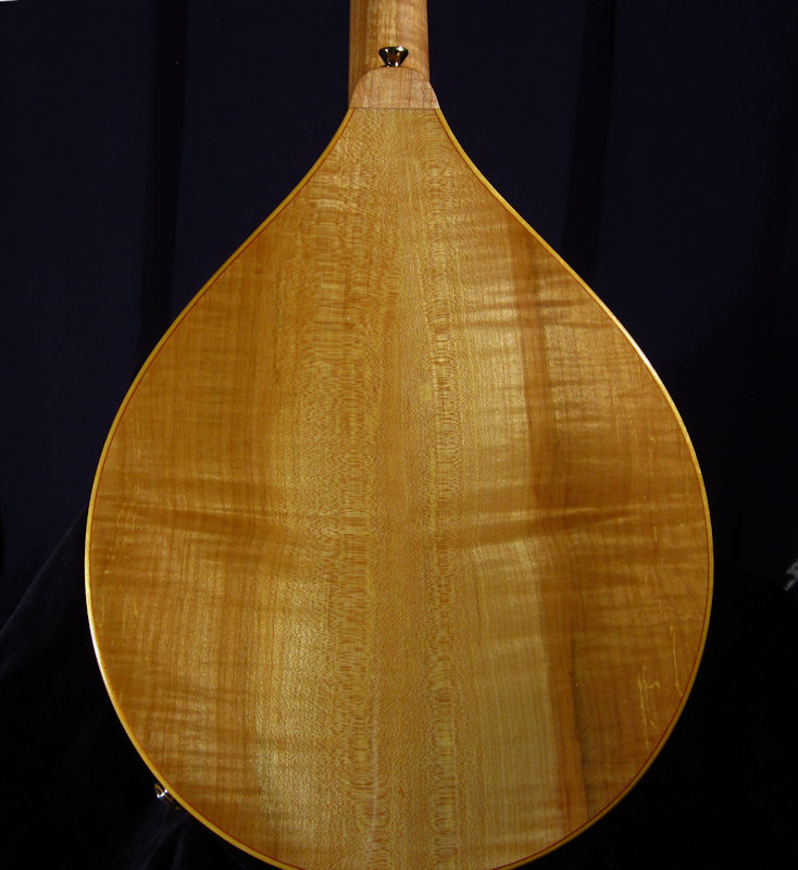 Laughlin Englemann Spruce/Big Leaf Maple Carved Mandolin
